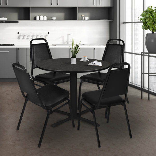 Regency Cain Round X-Base Breakroom Table | Wayfair